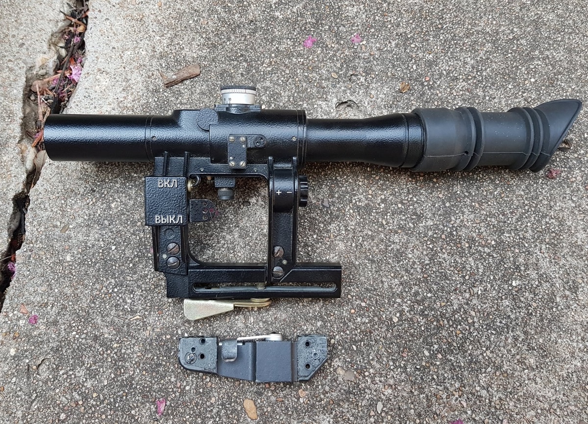 WTS Two POSP 4x24 Simonov Reticule, Two PSO-1 and ZenitCo PT-3 stock ...